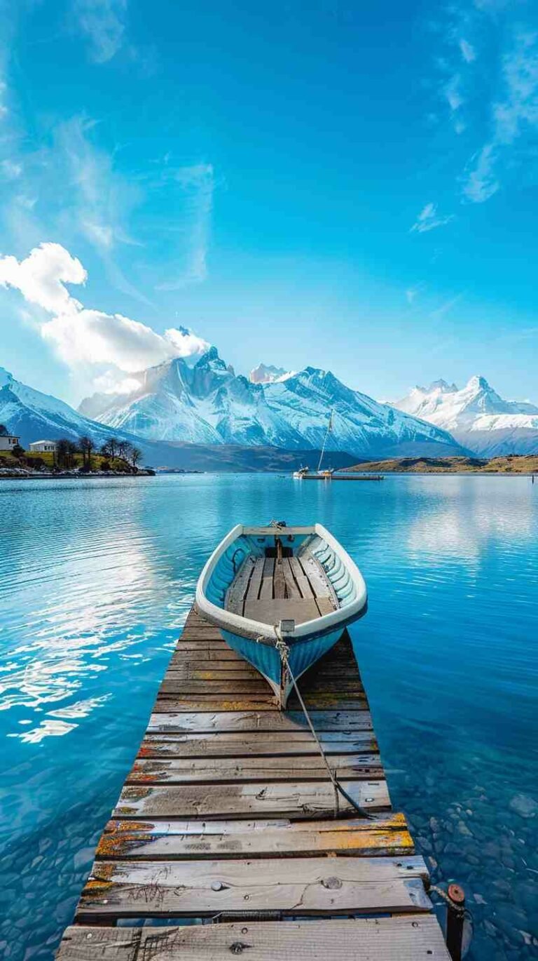 Images of Docks on a Lake 4K HD Wallpapers