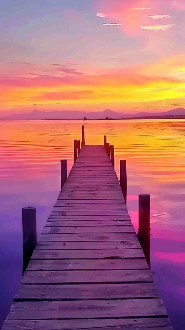 Images of Docks on a Lake 4K HD Wallpapers