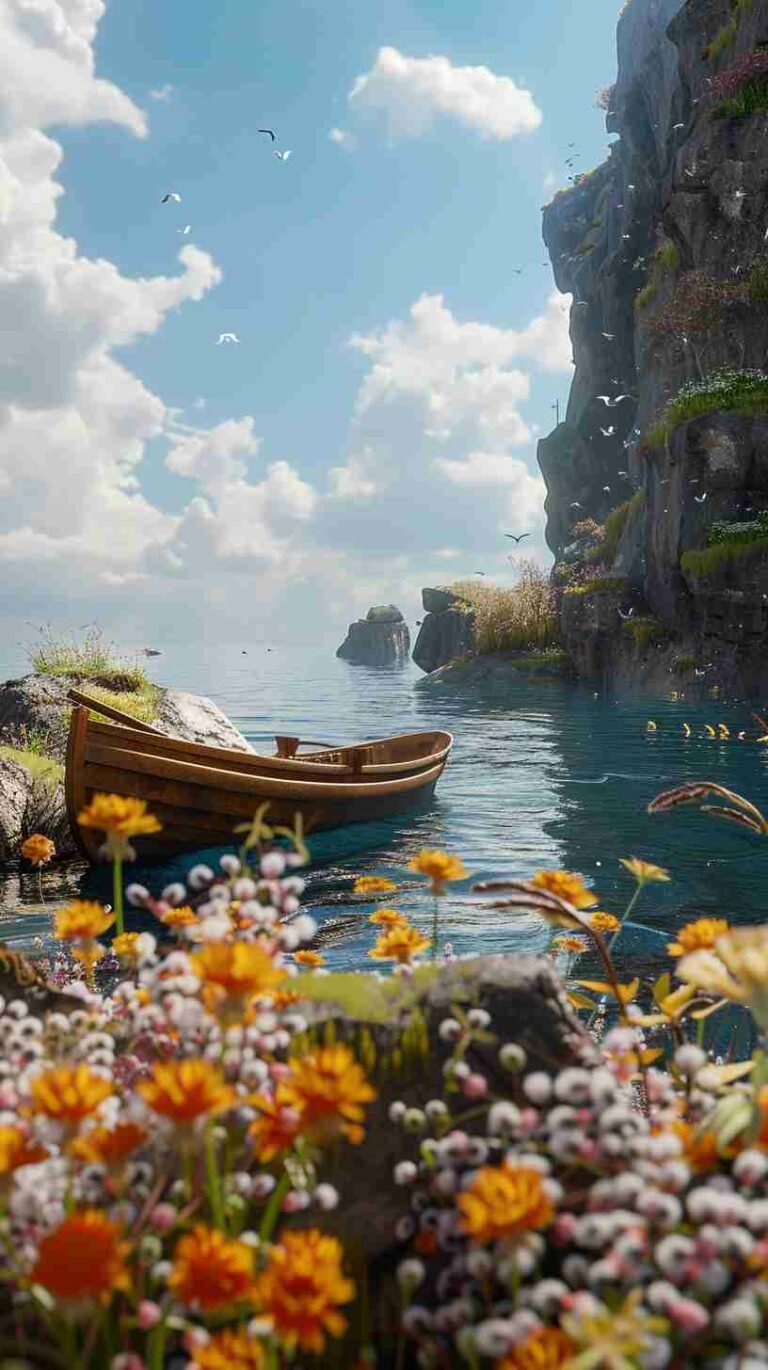 Image of a Skiff 4K HD Wallpapers