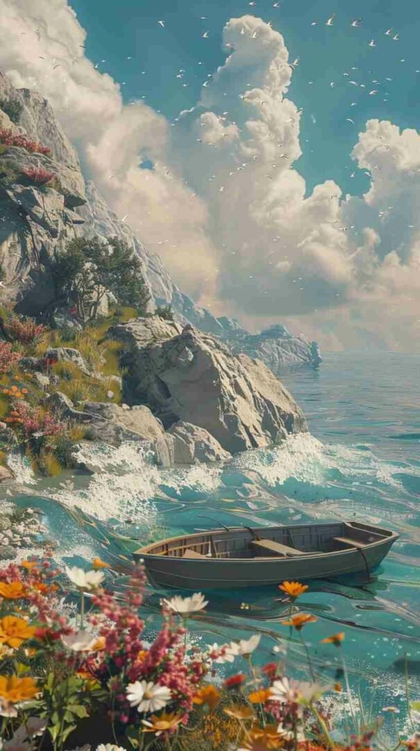 Image of a Skiff 4K HD Wallpapers