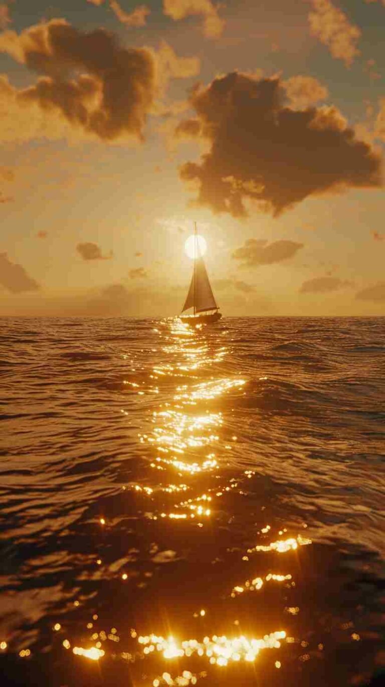 Boat in the Sea Images 4K HD Wallpapers
