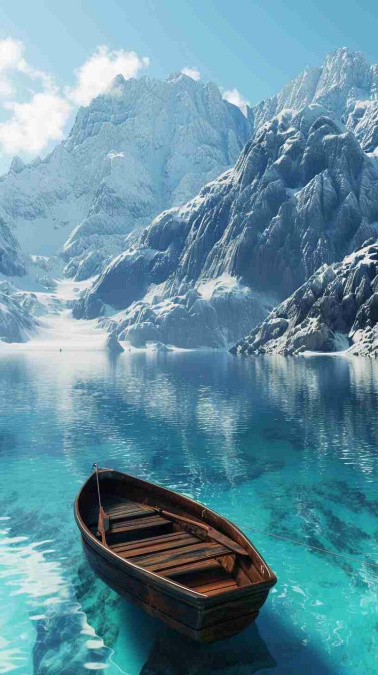 Boat in the Sea Images 4K HD Wallpapers