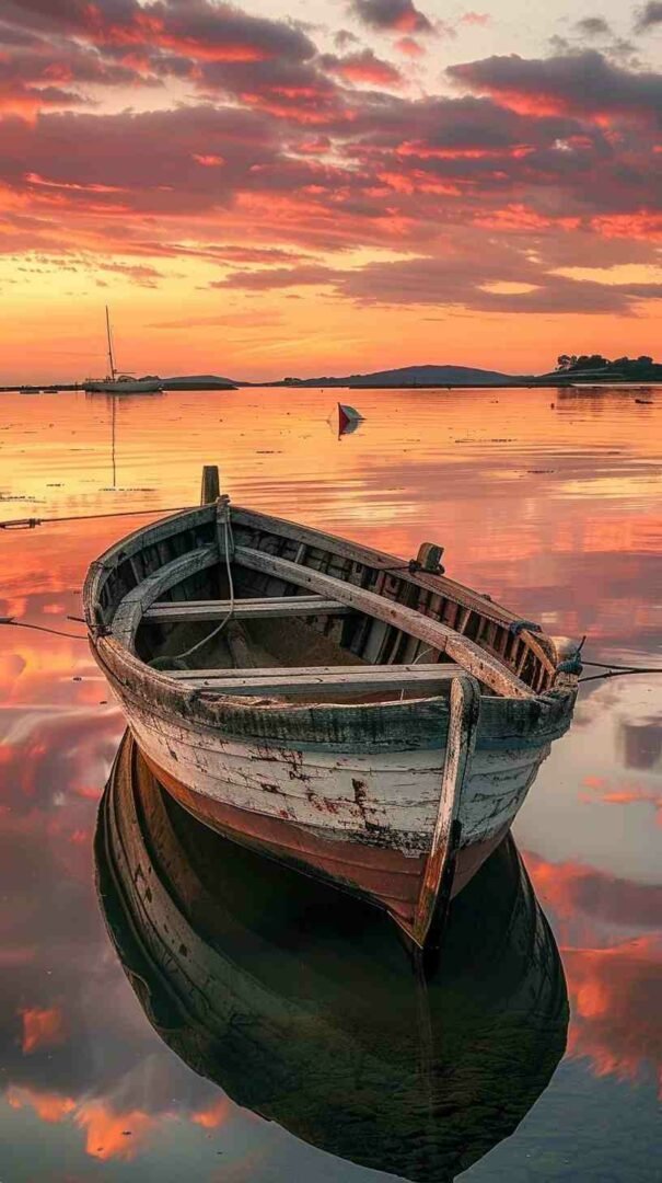 Images of Fishing Boats on Beach 4K HD Wallpapers