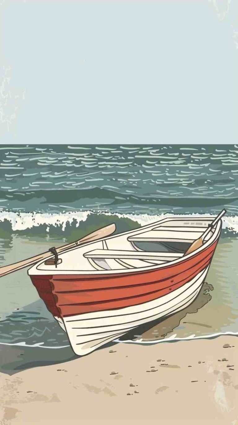 Row Boat Cartoon Images 4K HD Wallpapers