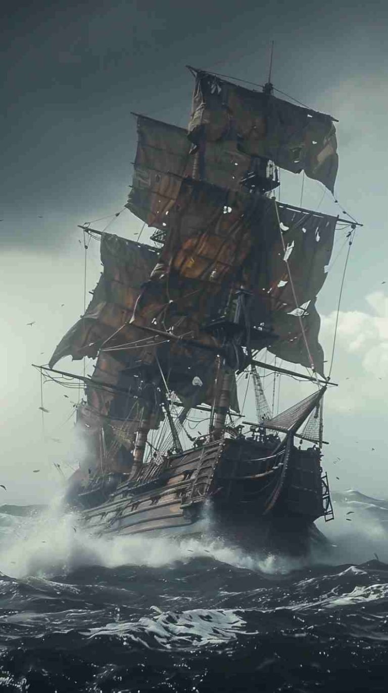 Wooden Ship Wallpaper 4K HD Images