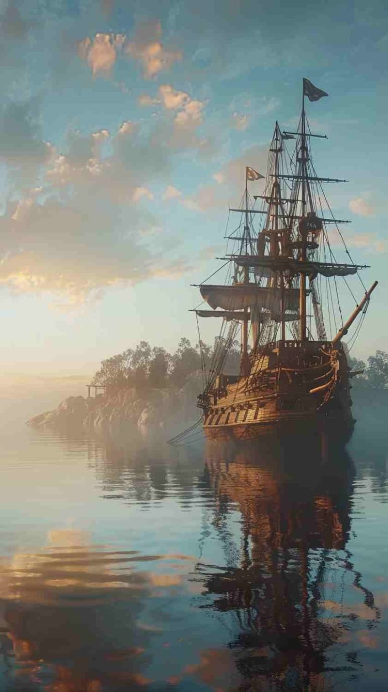 Wooden Ship Wallpaper 4K HD Images