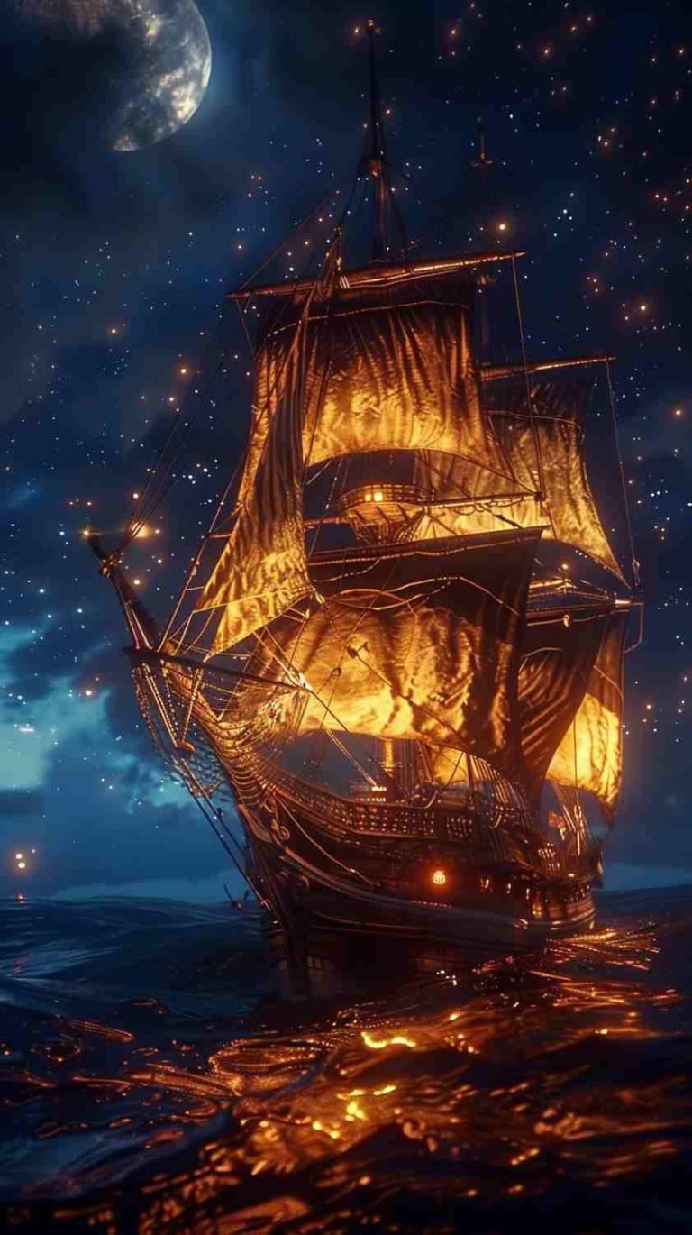 Wooden Ship Wallpaper 4K HD Images