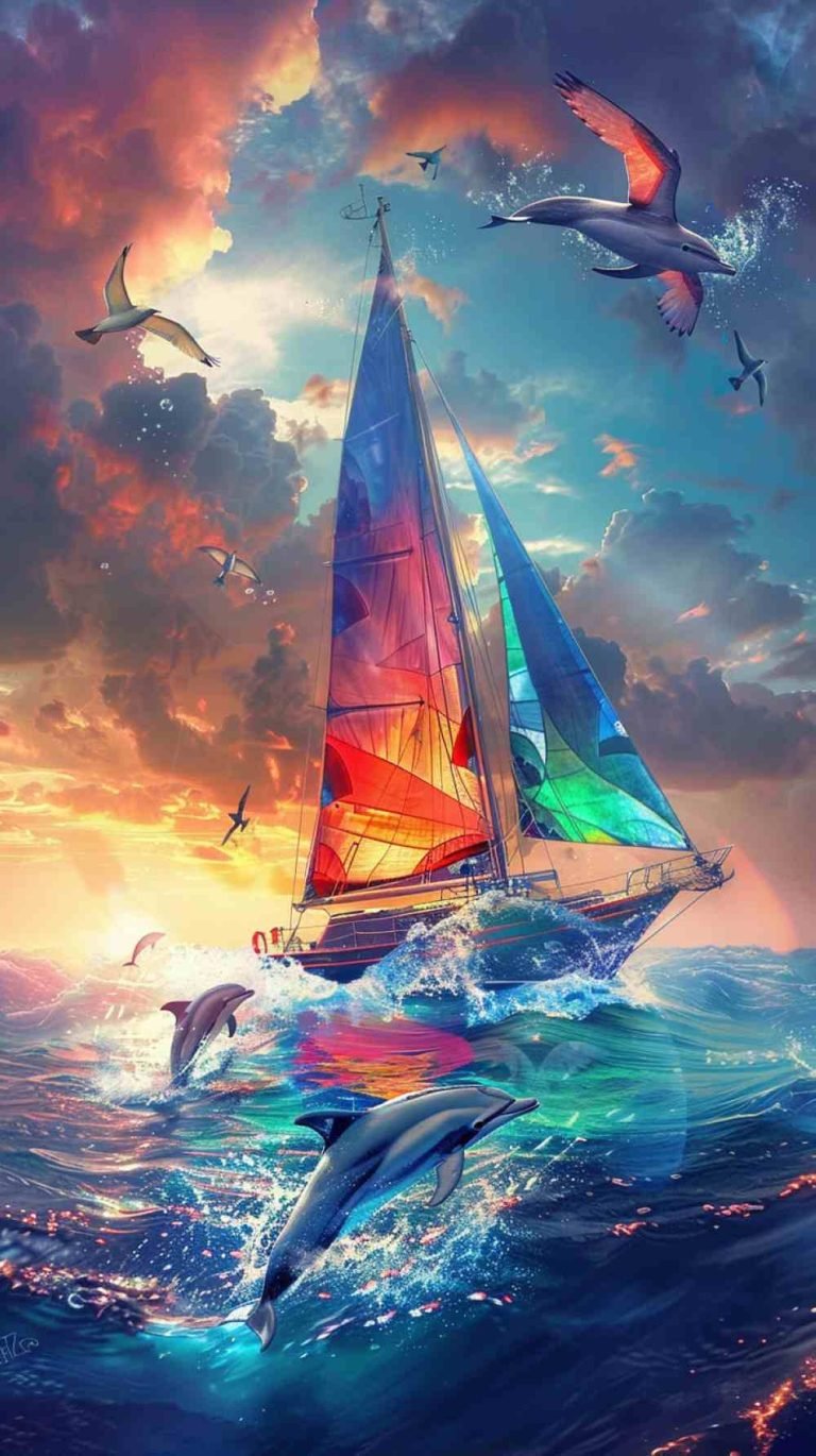 Sailing Boat Drawing Images 4K HD Wallpapers
