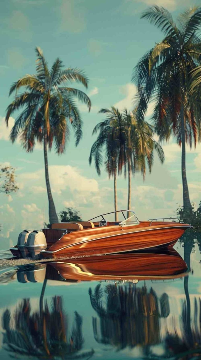 Water Boat Wallpaper 4K HD Images