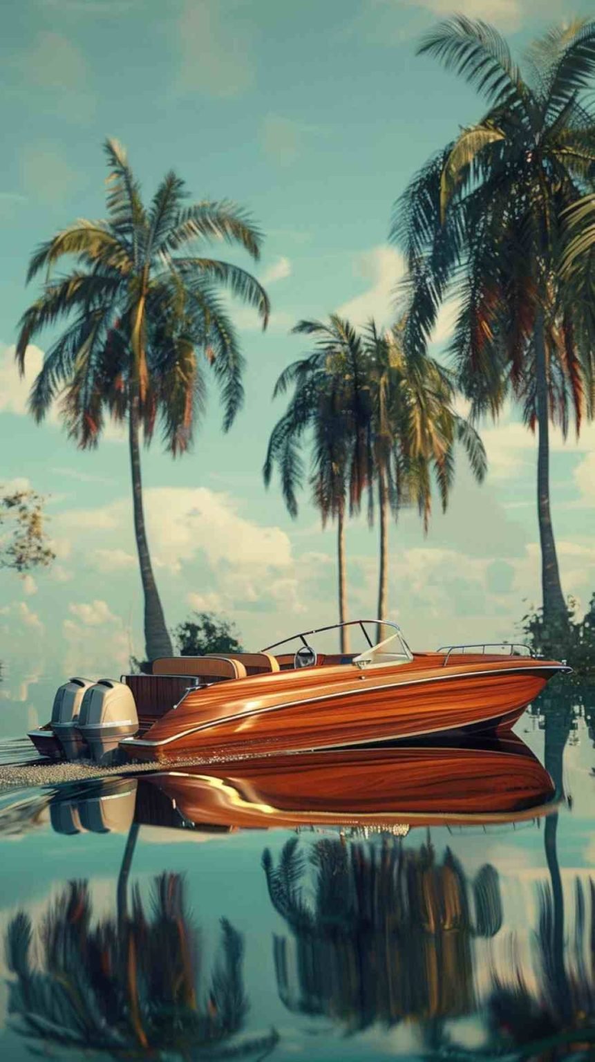 Water Boat Wallpaper 4K HD Images