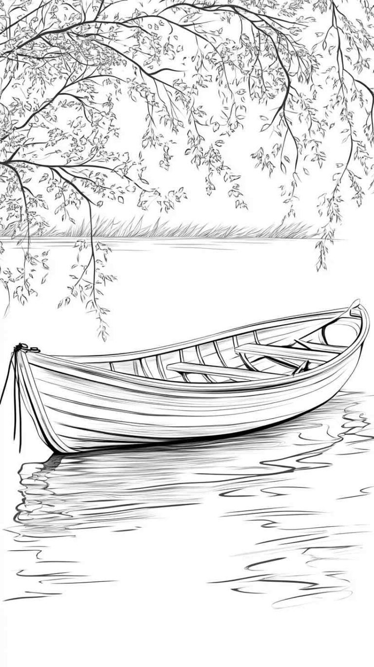 Boat Line Art Images 4K HD Wallpapers
