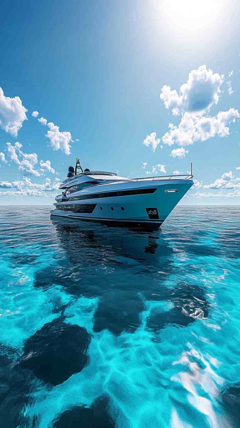Blue Water Image Boat 4K HD Wallpapers