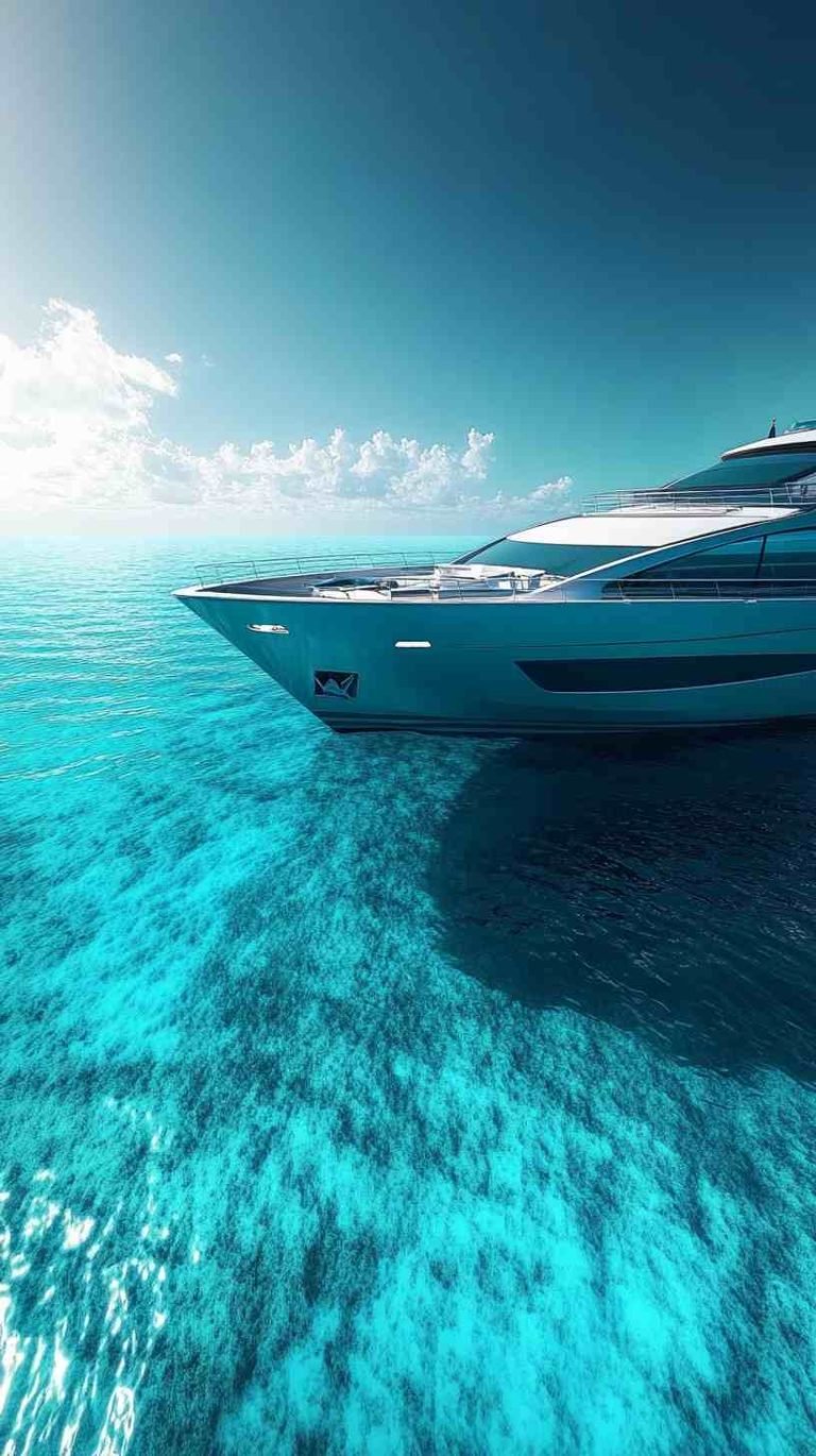 Blue Water Image Boat 4K HD Wallpapers
