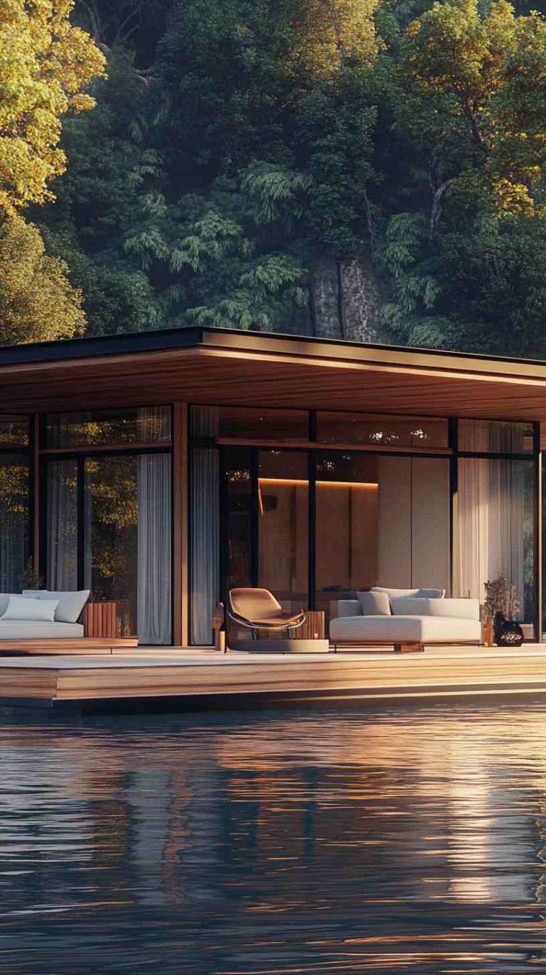 Boat House Drawing Images 4K HD Wallpapers