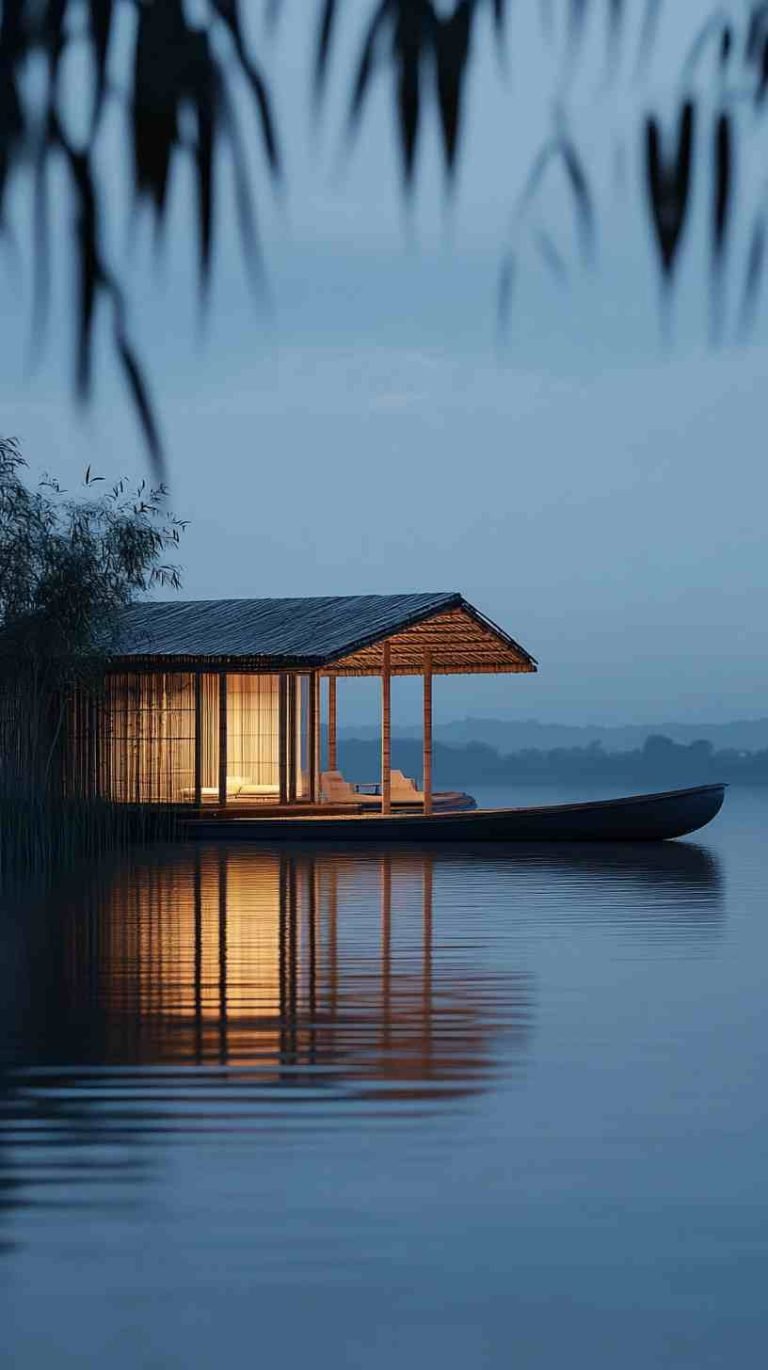 Boat House Drawing Images 4K HD Wallpapers