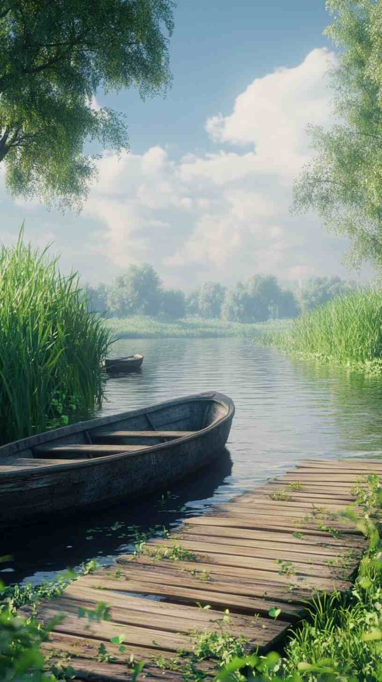 Boat Dock Wallpaper 4K HD Images
