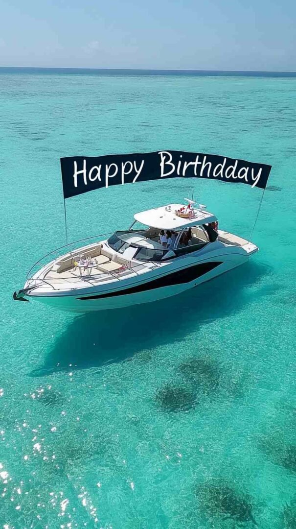 Boat Happy Birthday Images 4K HD Wallpapers