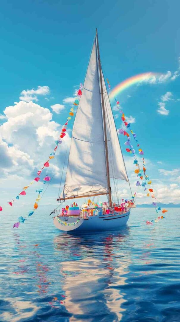 Boat Happy Birthday Images 4K HD Wallpapers