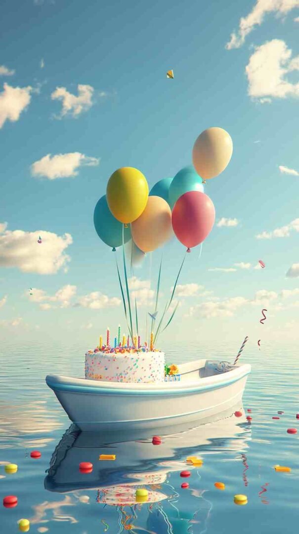Boat Happy Birthday Images 4K HD Wallpapers
