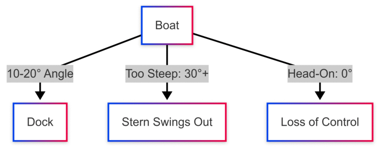 Docking With Wind or Current Toward the Dock