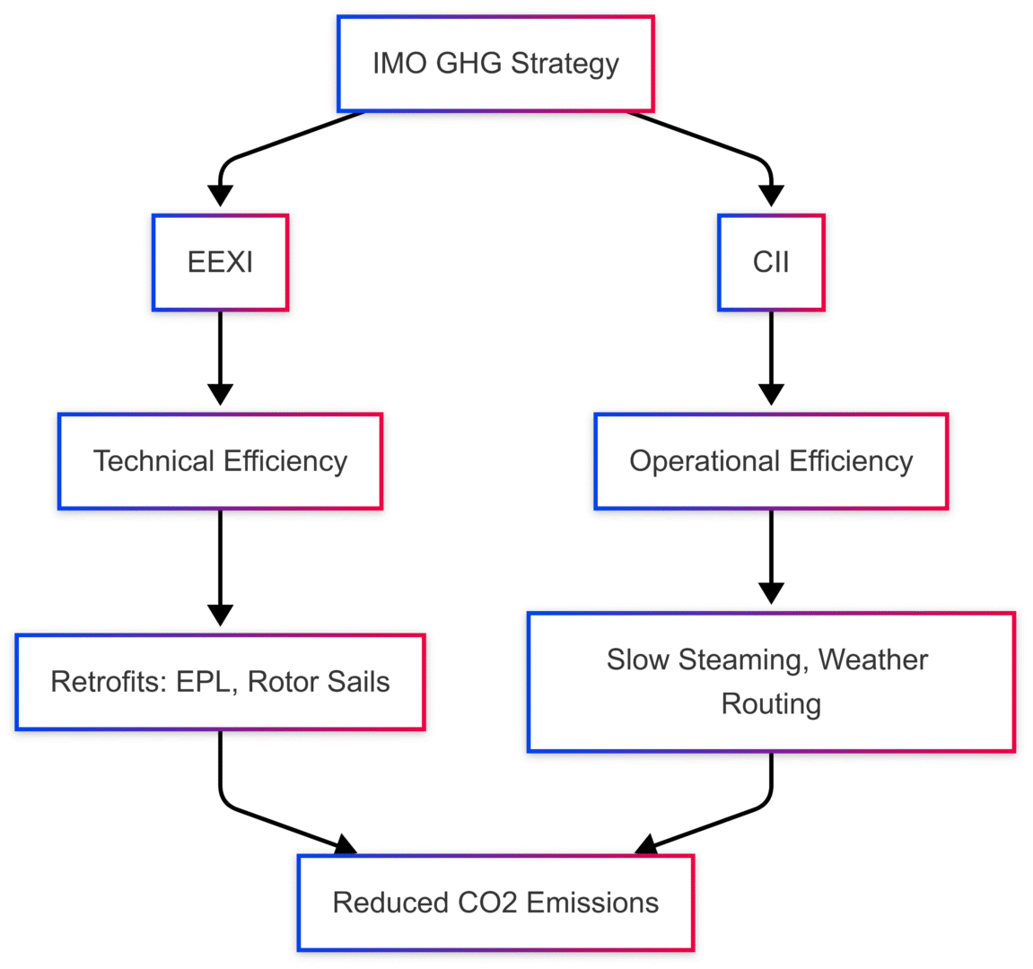 EEXI and CII - ship carbon intensity and rating system