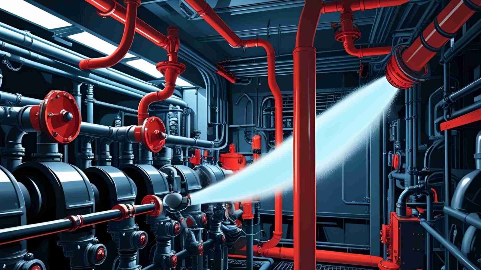 Water Mist Fire Fighting Systems in Ship Engine Rooms