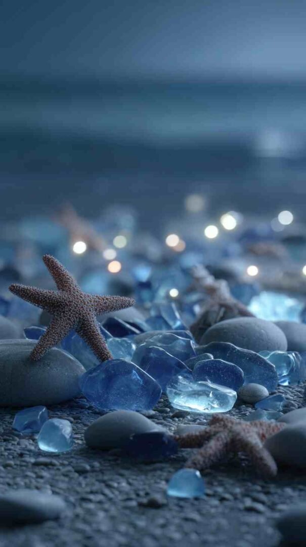 Beach Glass Close-Ups 4K HD Wallpapers