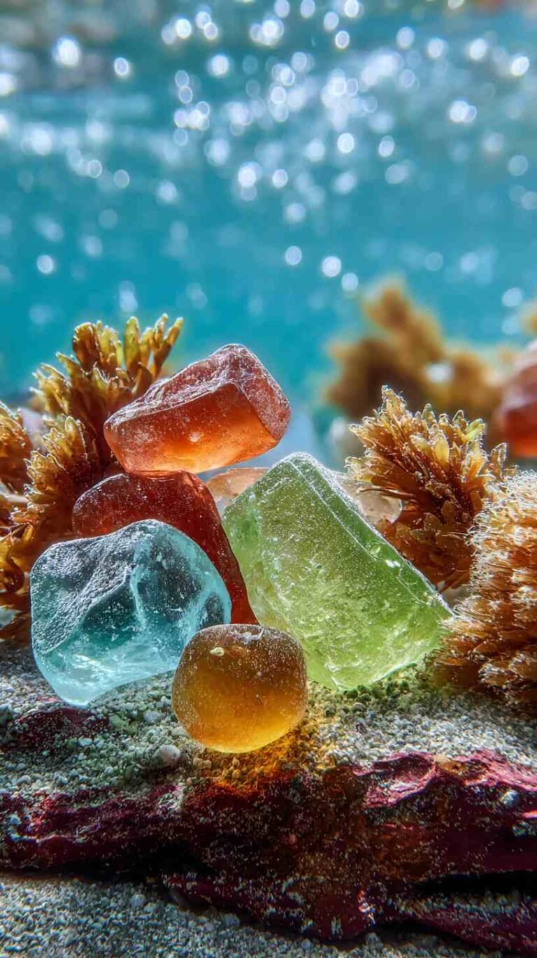 Beach Glass Close-Ups 4K HD Wallpapers