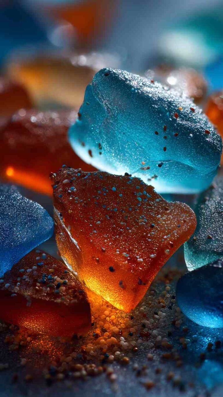 Beach Glass Close-Ups 4K HD Wallpapers