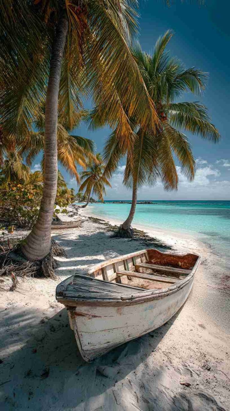 Boat on Beach Wallpapers 4K HD Images
