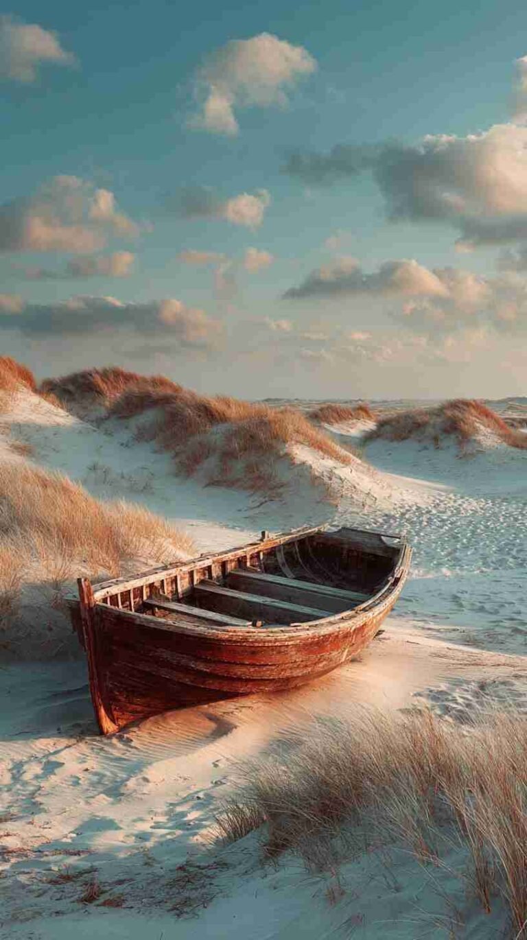 Boat on Beach Wallpapers 4K HD Images