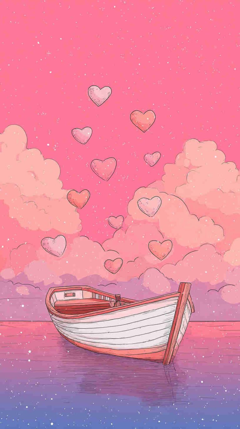 Boat Cartoon Image 4K HD Wallpapers