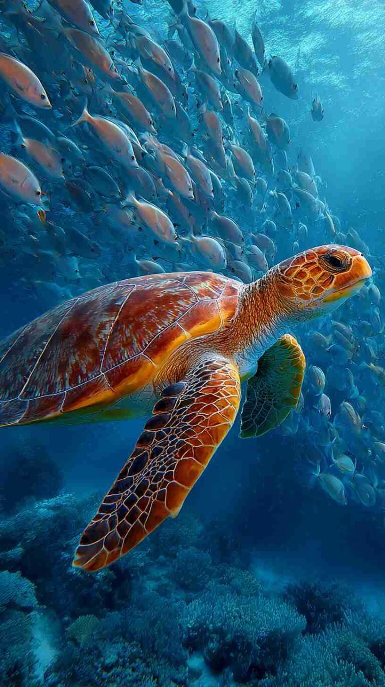 Cool Pictures of Sea Turtles 4K HD Wallpapers
